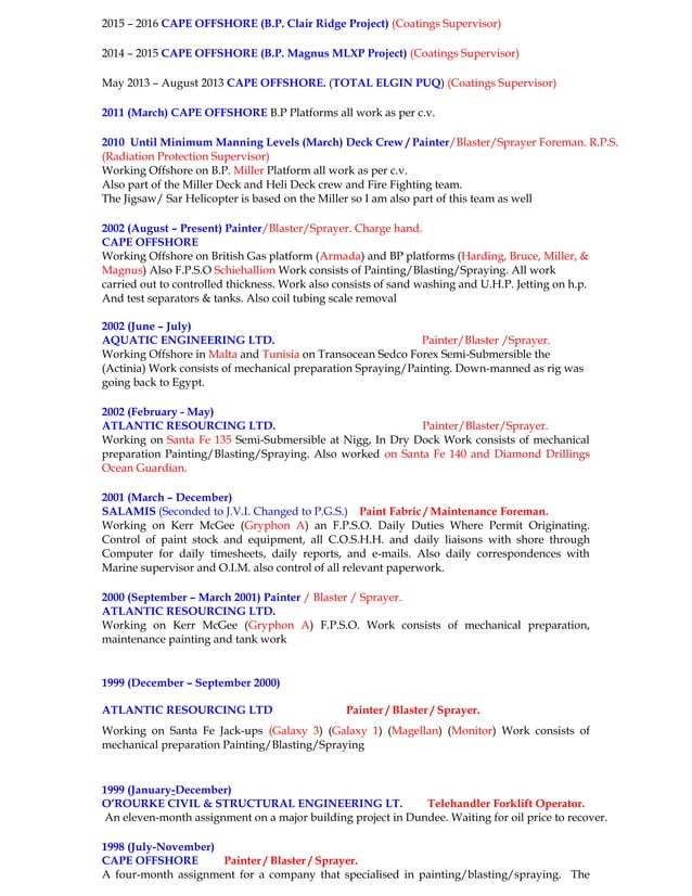 Ray Carroll Offshore c.v. | DOC | Sailing | Sports