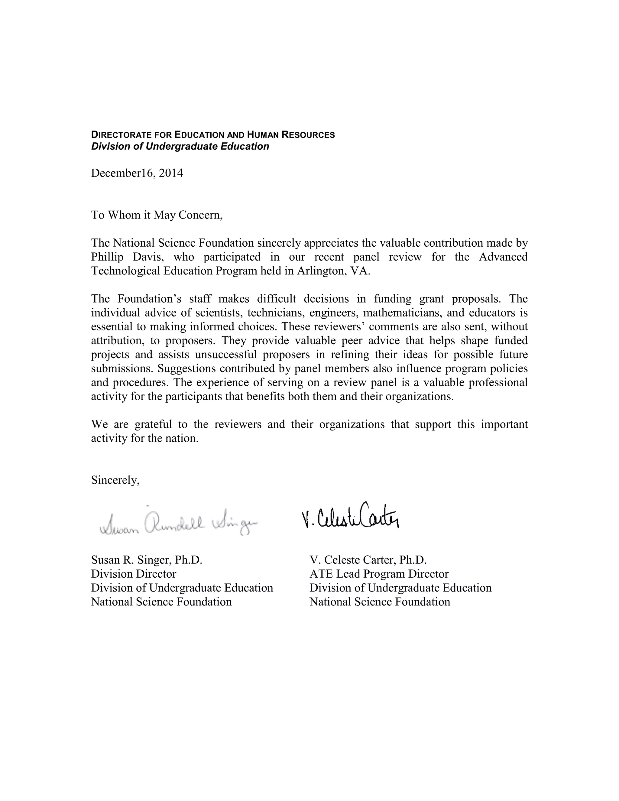 Recognition Letter ATE_2014_Davis | PDF | Free Download