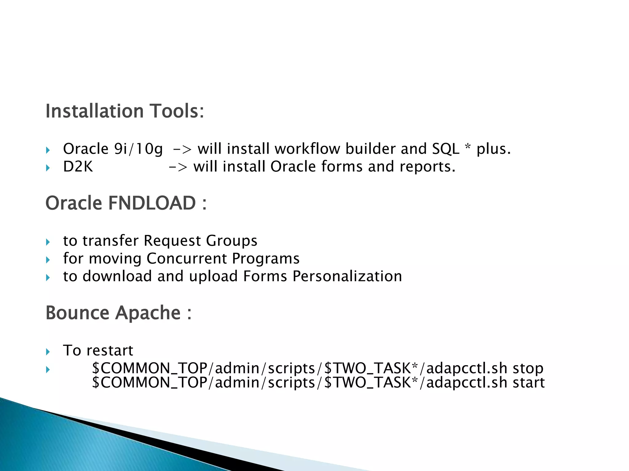 Basic of Oracle Application | PPTX