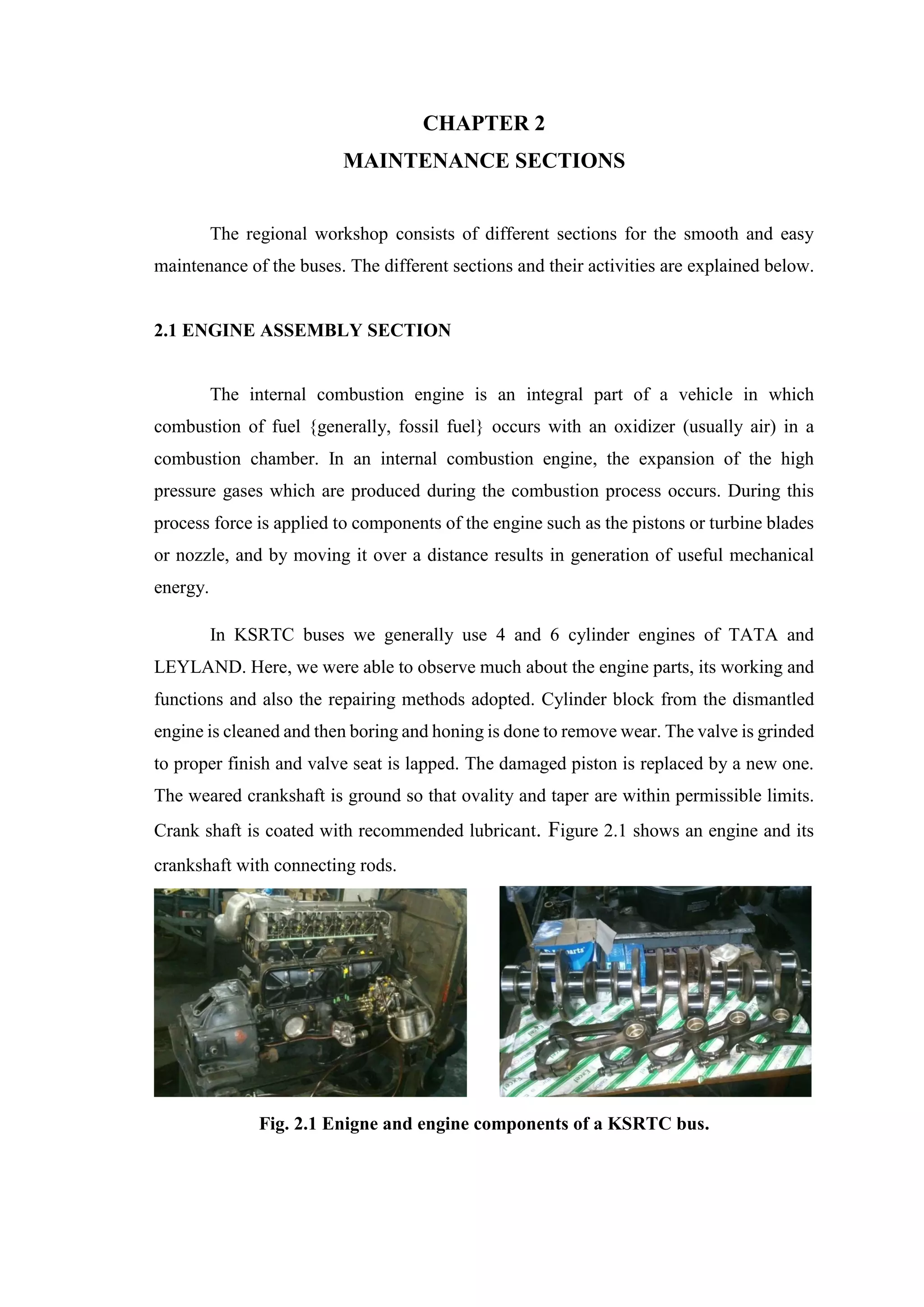 INDUSTRIAL TRAINING AT KSRTC | PDF