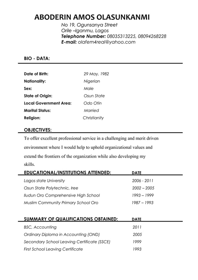 CV-5 | DOC | Business Banking & Finance | Business