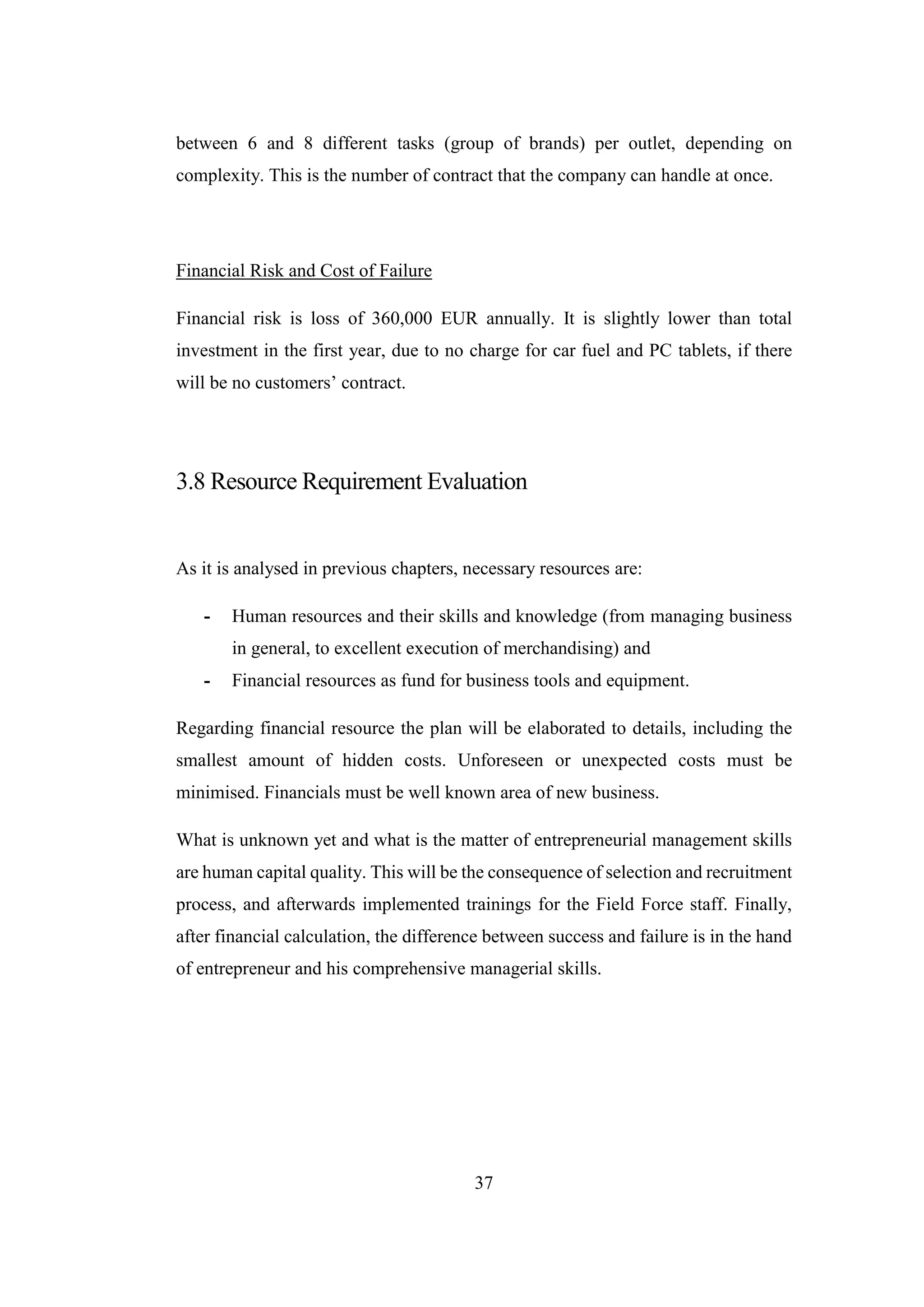 Business Development Proposal Project for a Retail Merchandising ...