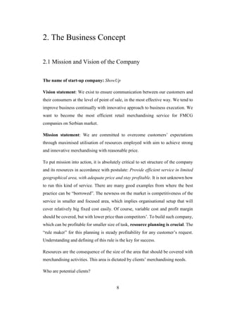 Business Development Proposal Project for a Retail Merchandising ...