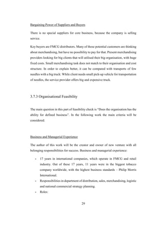 Business Development Proposal Project for a Retail Merchandising ...