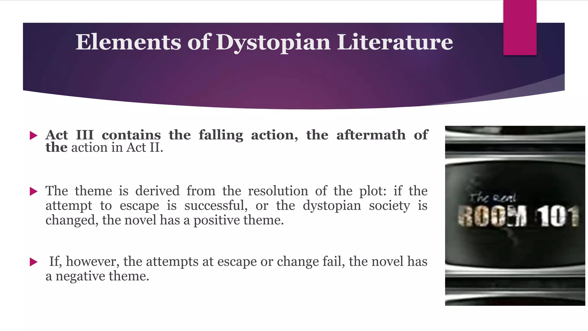 Dystopian element in_the_novel_1984 | PPT