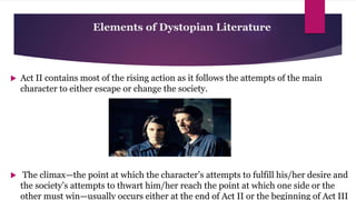Dystopian element in_the_novel_1984 | PPTX | Drama | Genres