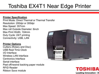 Toshiba Product Presentation | PPTX
