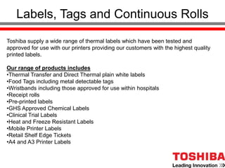 Toshiba Product Presentation | PPTX