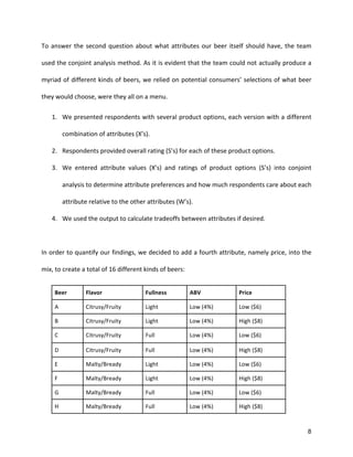 Craft Beer Female Segment | PDF | Alcoholic Beverages | Food & Drink