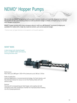 NETZSCH_Pumps_Comprehensive_ Solutions | PDF