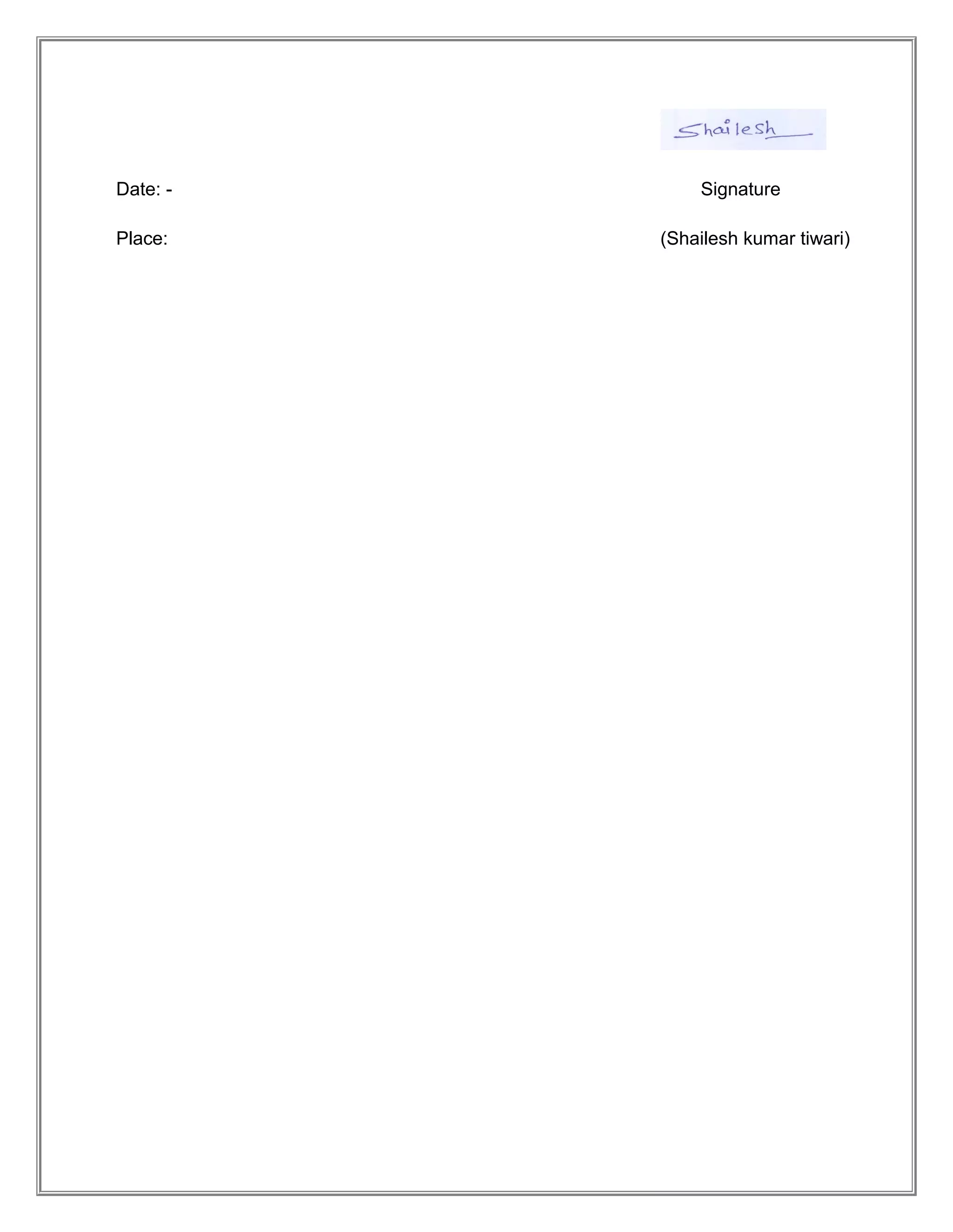 SHAILESH RESUME | DOC