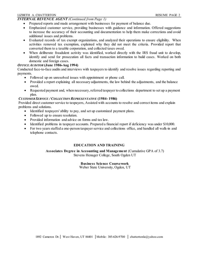 Liz resume 2015 | DOCX