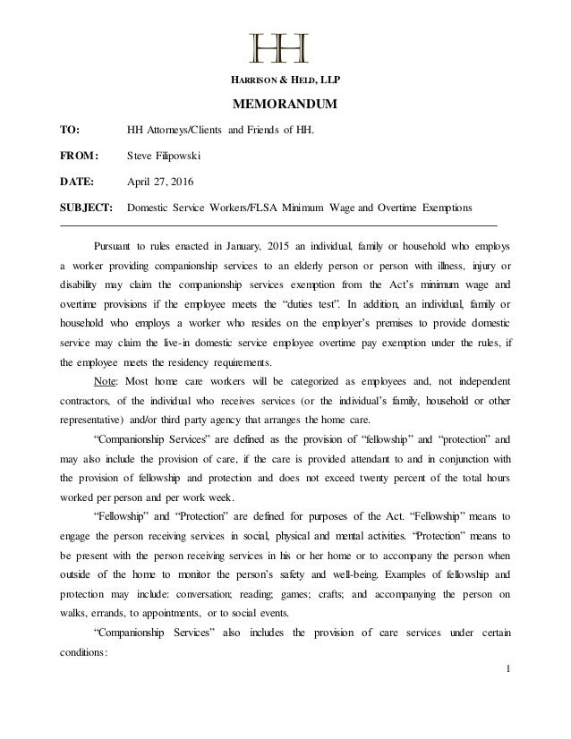 Memo FLSA Minimum Wage 042716