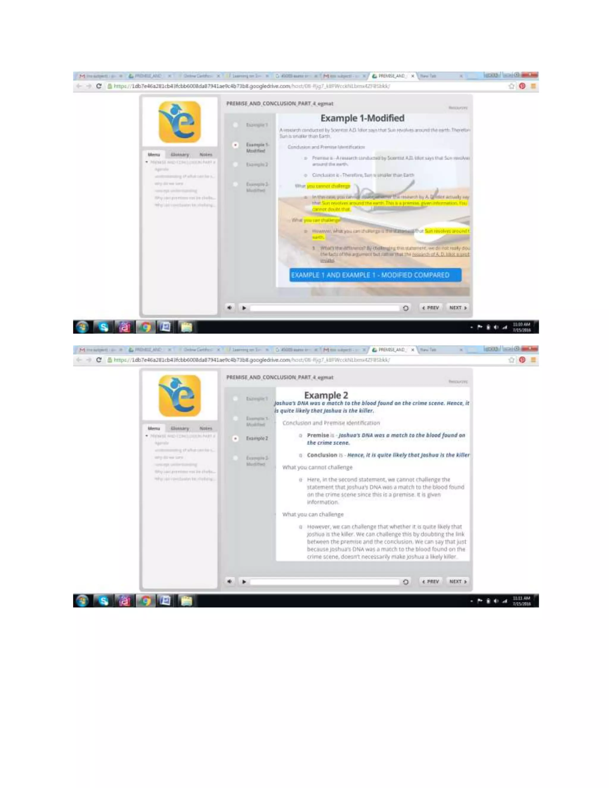 elearning course demo-EGMAT | DOCX