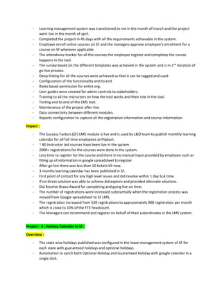 Performance Review - Chiranth | PDF