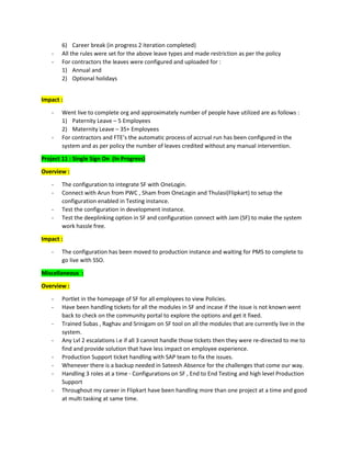 Performance Review - Chiranth | PDF