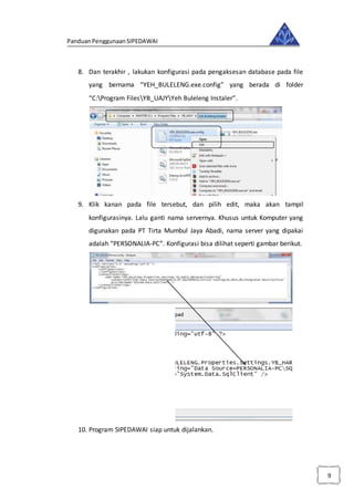 Buku Panduan Penggunaan SIPEDAWAI | DOCX