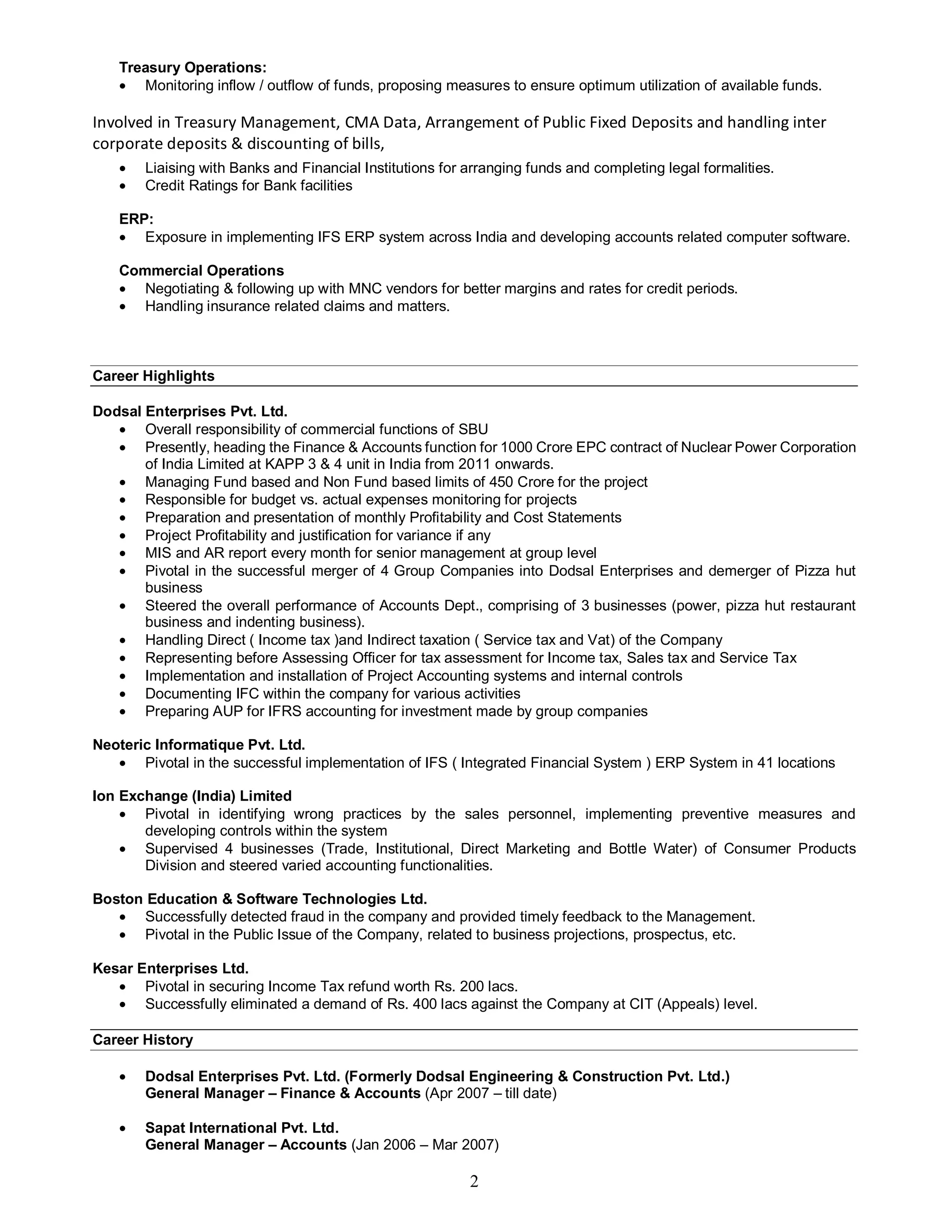 Resume - Paresh Shah | PDF