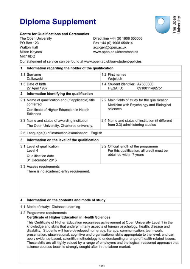 diploma-supplement-t18 | PDF | Free Download