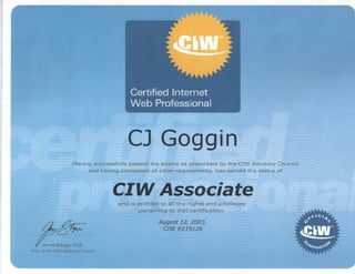 CIW-Associate | PDF