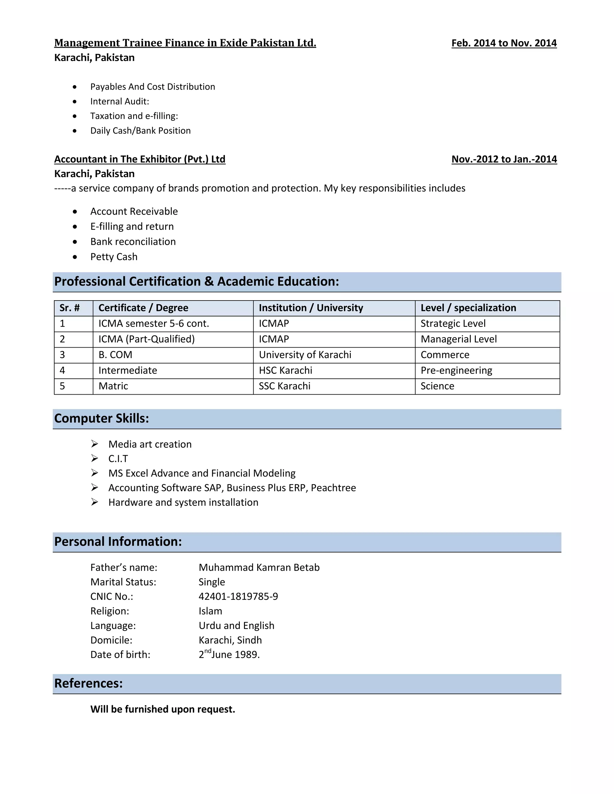 Muhammad Rizwan | PDF