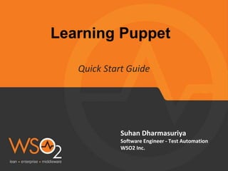 Puppet quick start guide | PPT