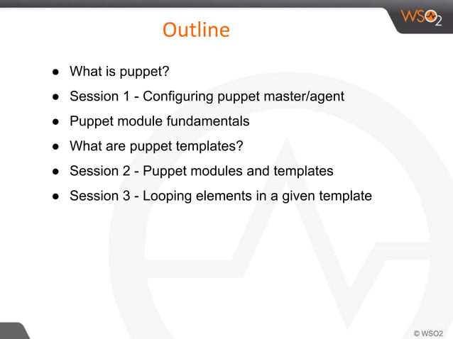 Puppet quick start guide