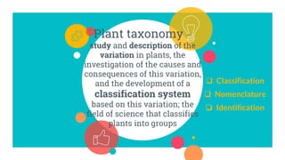 Taxonomy of the Plant, Herbarium-ppt.ppt