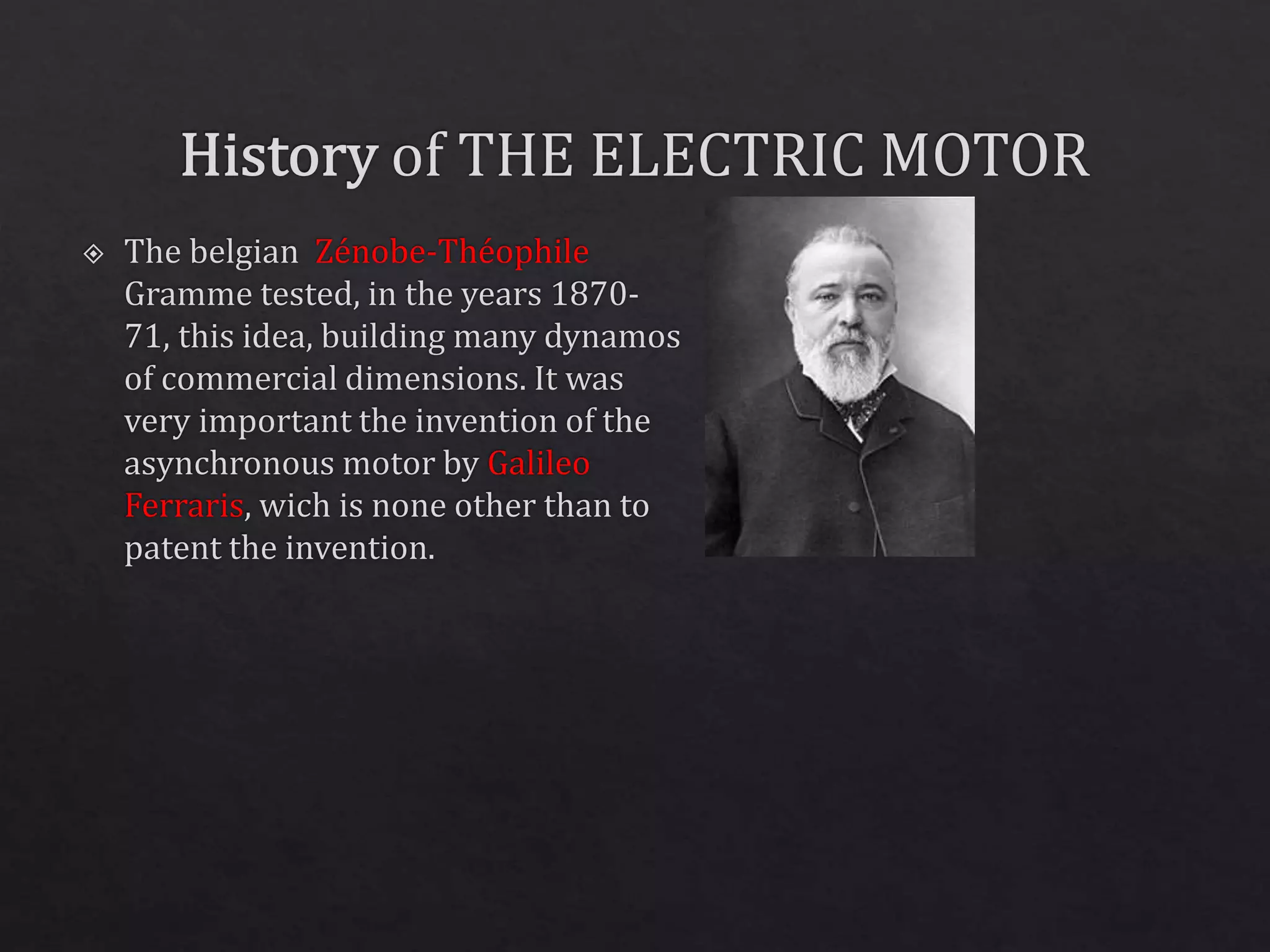 The electric motor | PPTX