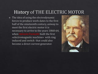 The electric motor | PPTX