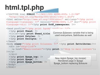 D7 theming what's new - London | PDF | Web Design and HTML | Internet