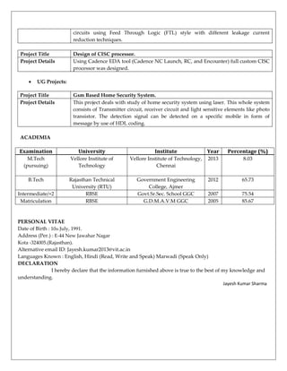jayesh_resume | PDF