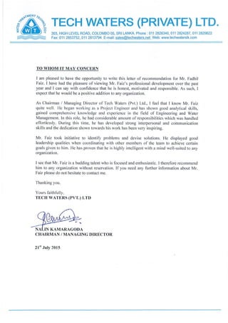 Service Certificate | PDF