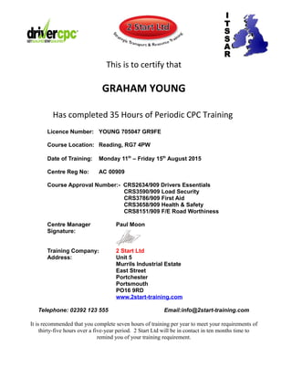 DCPC Certificate | DOC