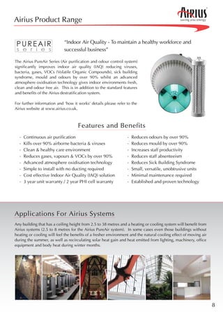 Airius - Destratification System Brochure V1.4 | PDF