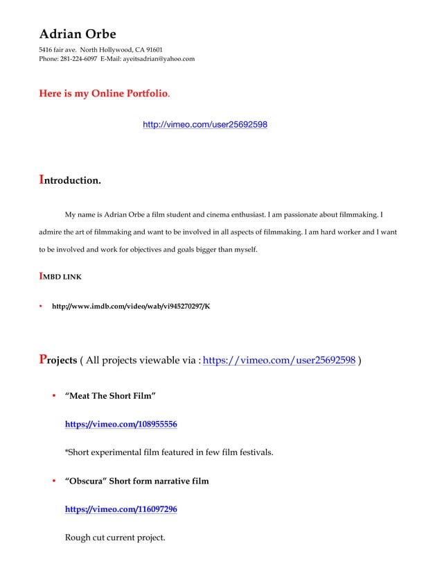 adrianresume2ksummer | PDF
