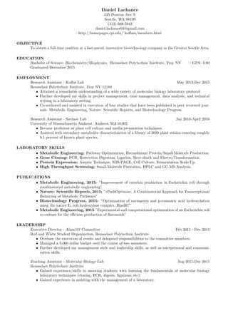 DanLachance_Resume_4-18 | PDF