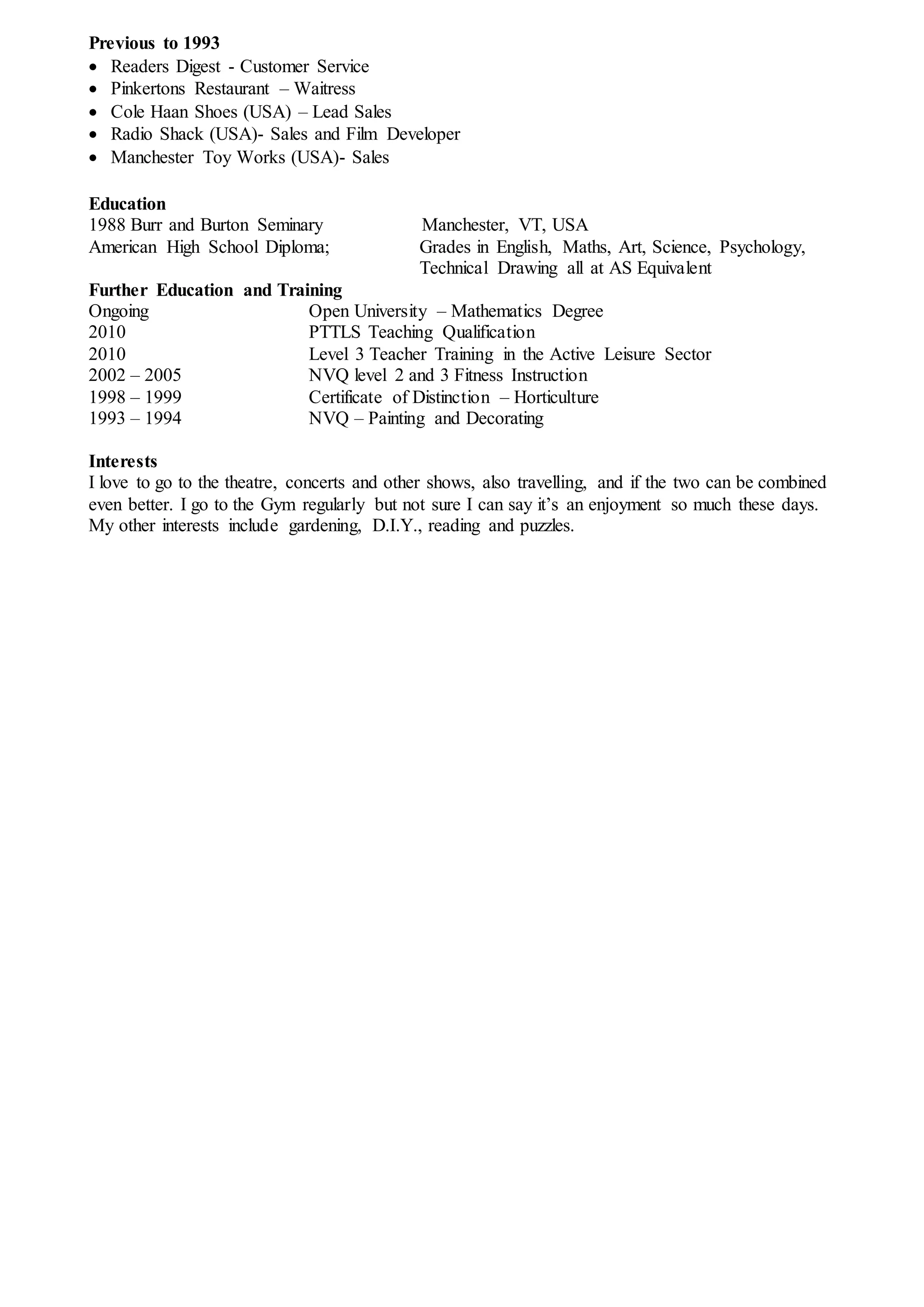 MICHELLE GADSDEN CV | DOCX