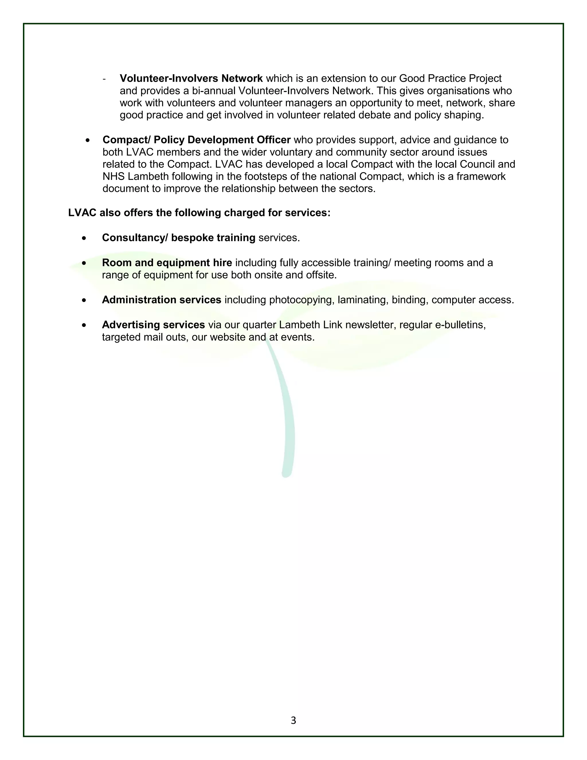 Background information on LVAC | PDF