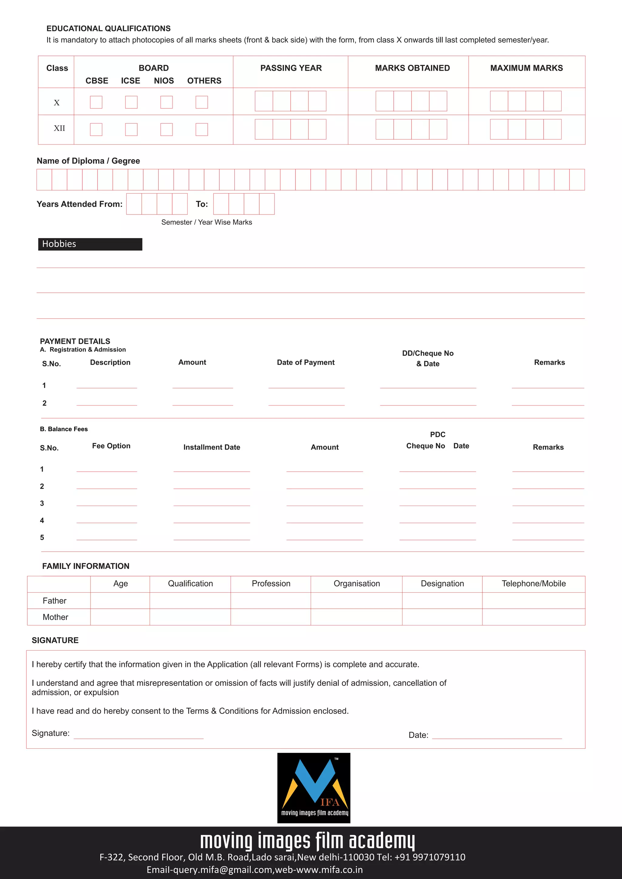 MIFA-Application-Form | PDF