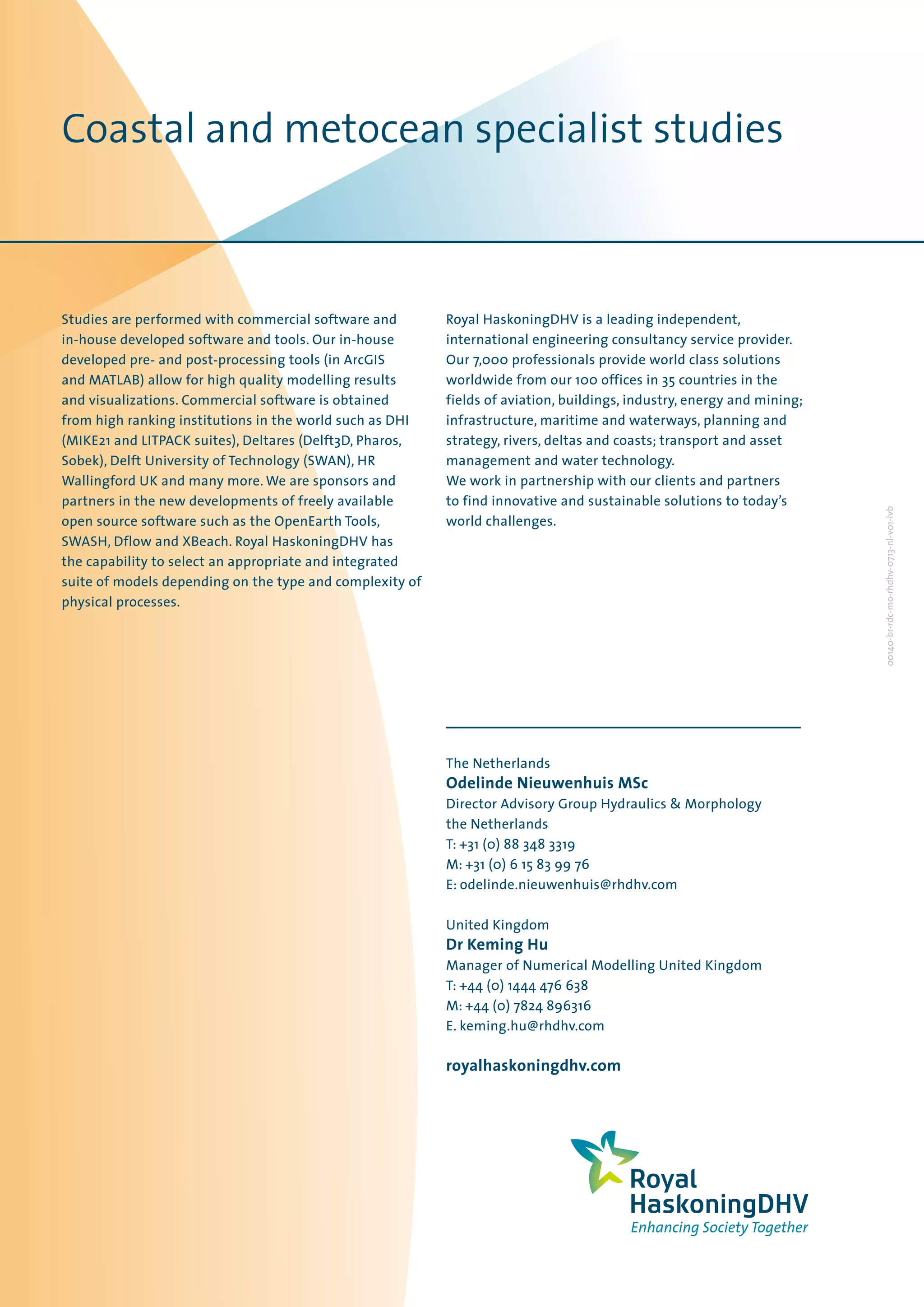 RHDHV_Coastal and Metocean specialist studies | PDF