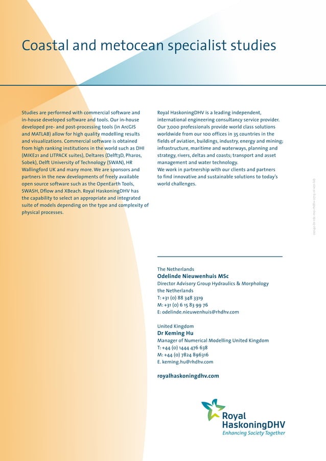 RHDHV_Coastal and Metocean specialist studies | PDF | Environment | Science