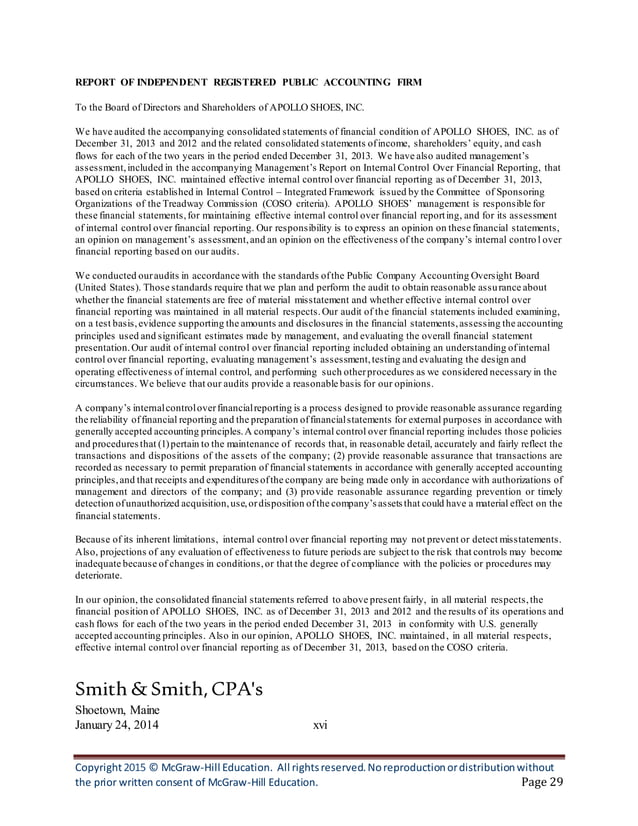 Apollo Shoes Audit Case | DOCX | Business Accounting & Finance | Business