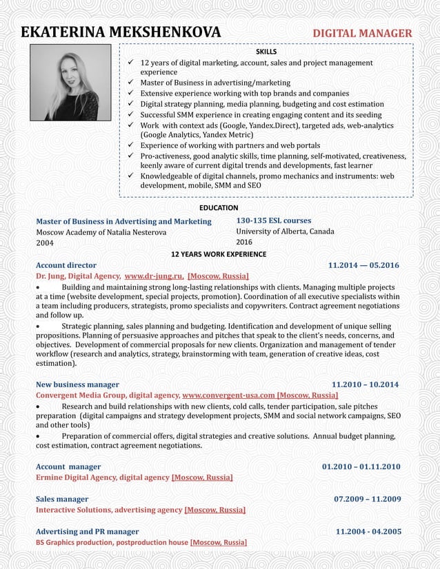 resume_me_eng | PDF | Free Download