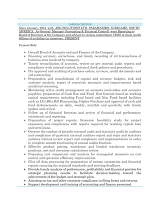 geocv0 | PDF | Business Accounting & Finance | Business