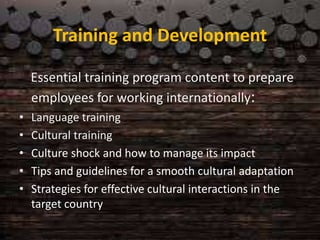 Preparing People For an International Assignment | PPTX