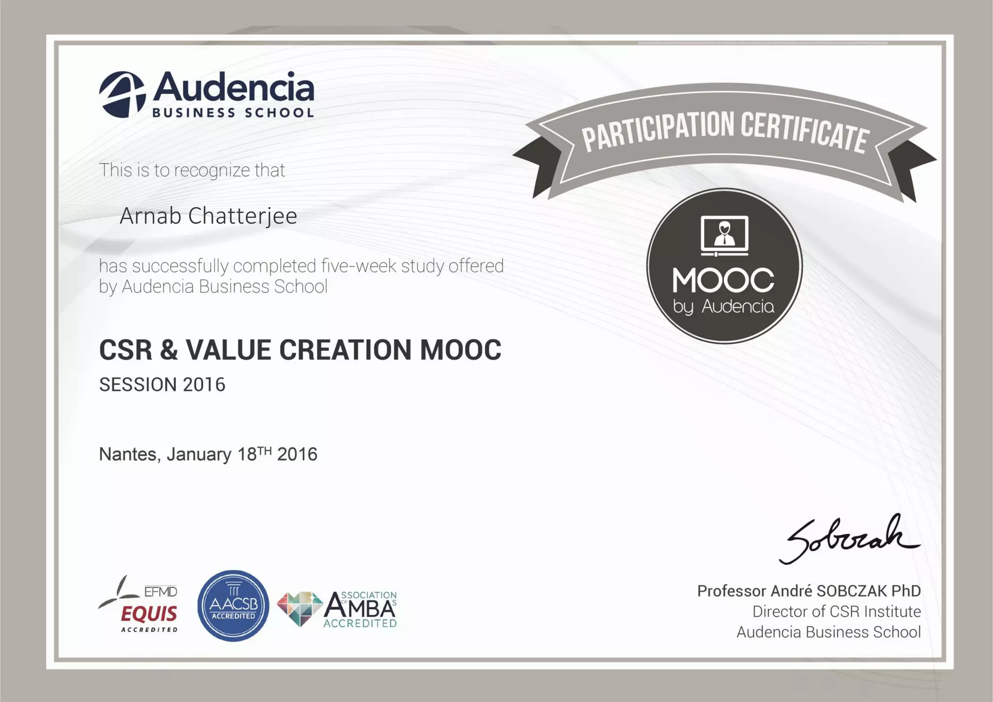 CSR & Value Creation | PPT