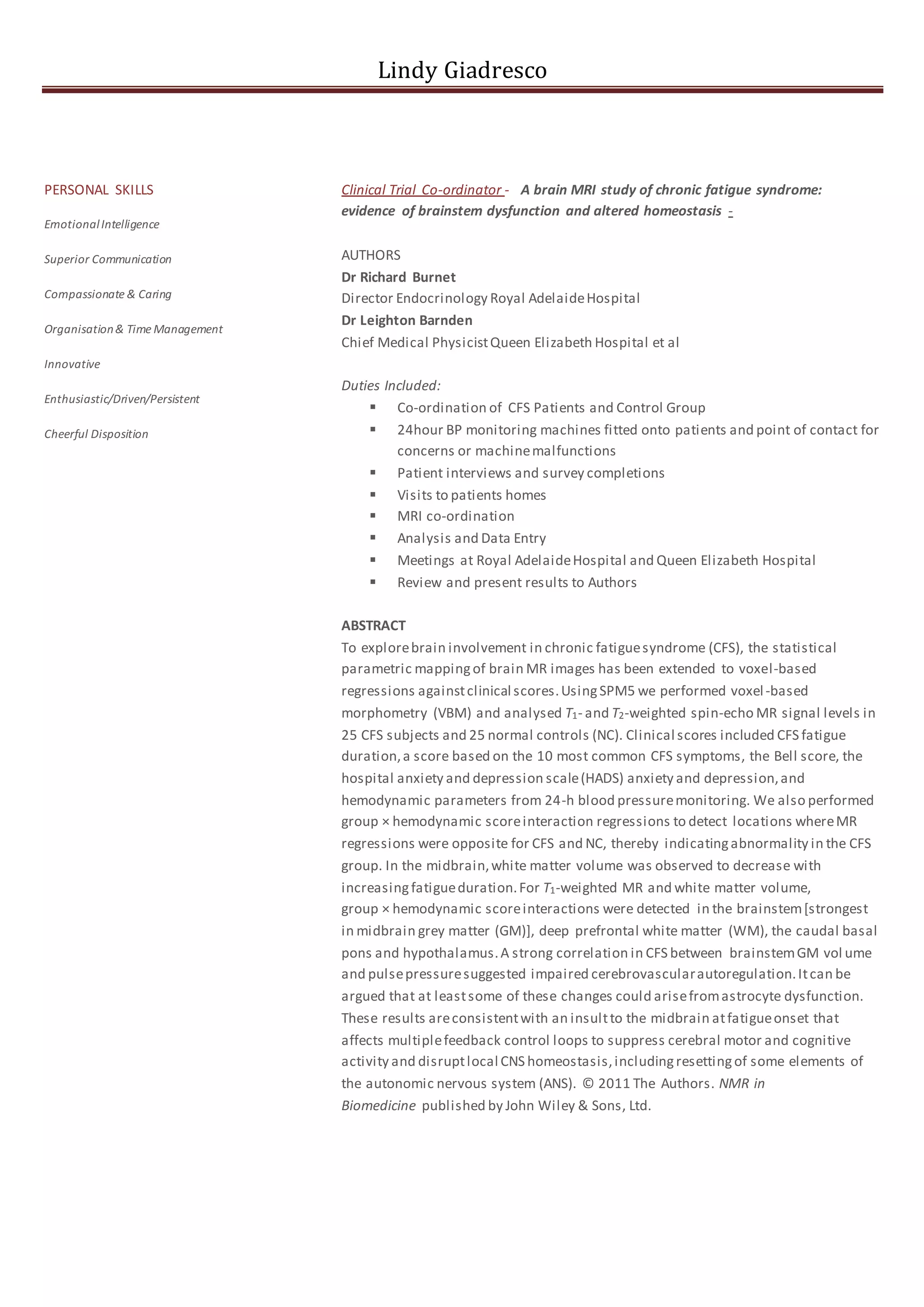 Resume Lindy Giadresco | DOCX