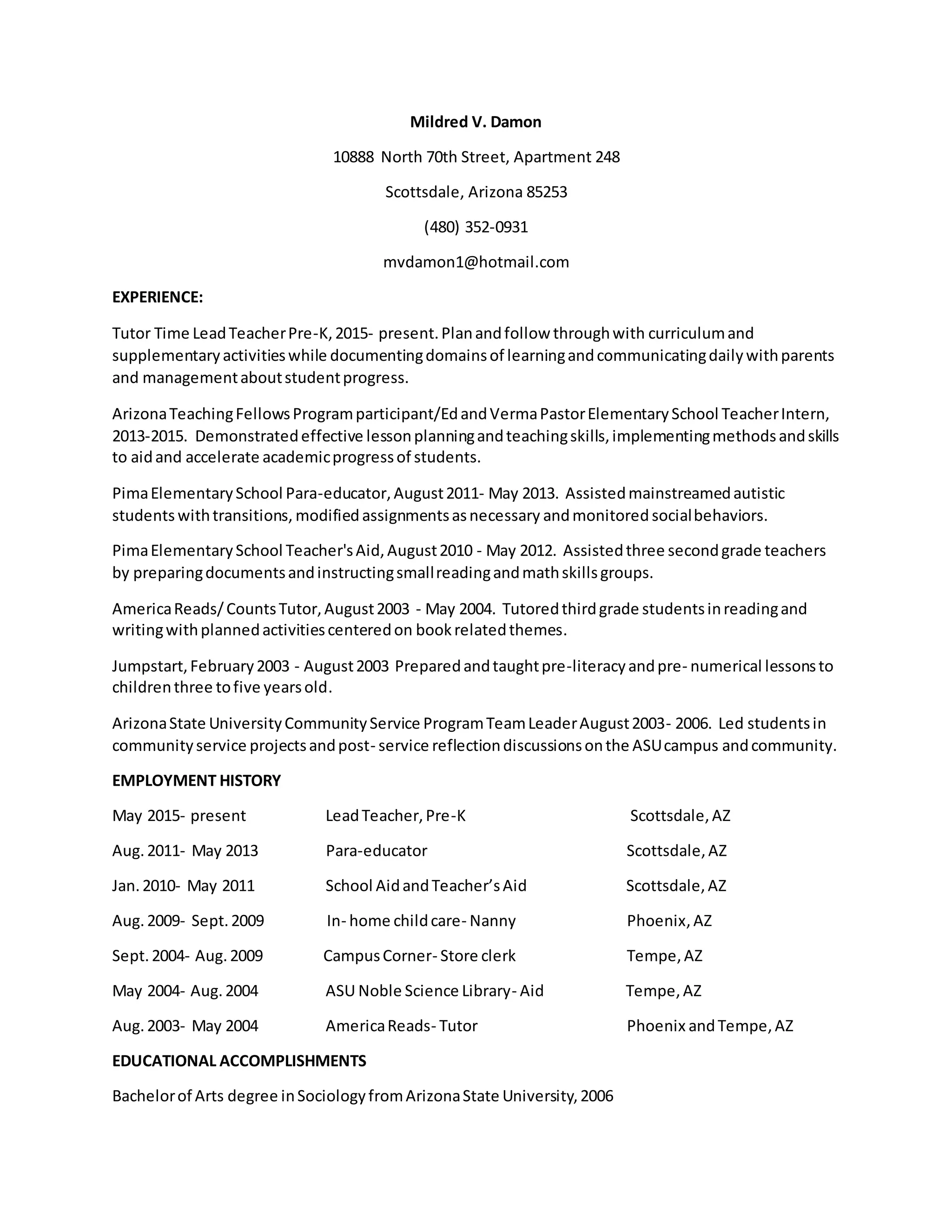 DamonResume | PDF