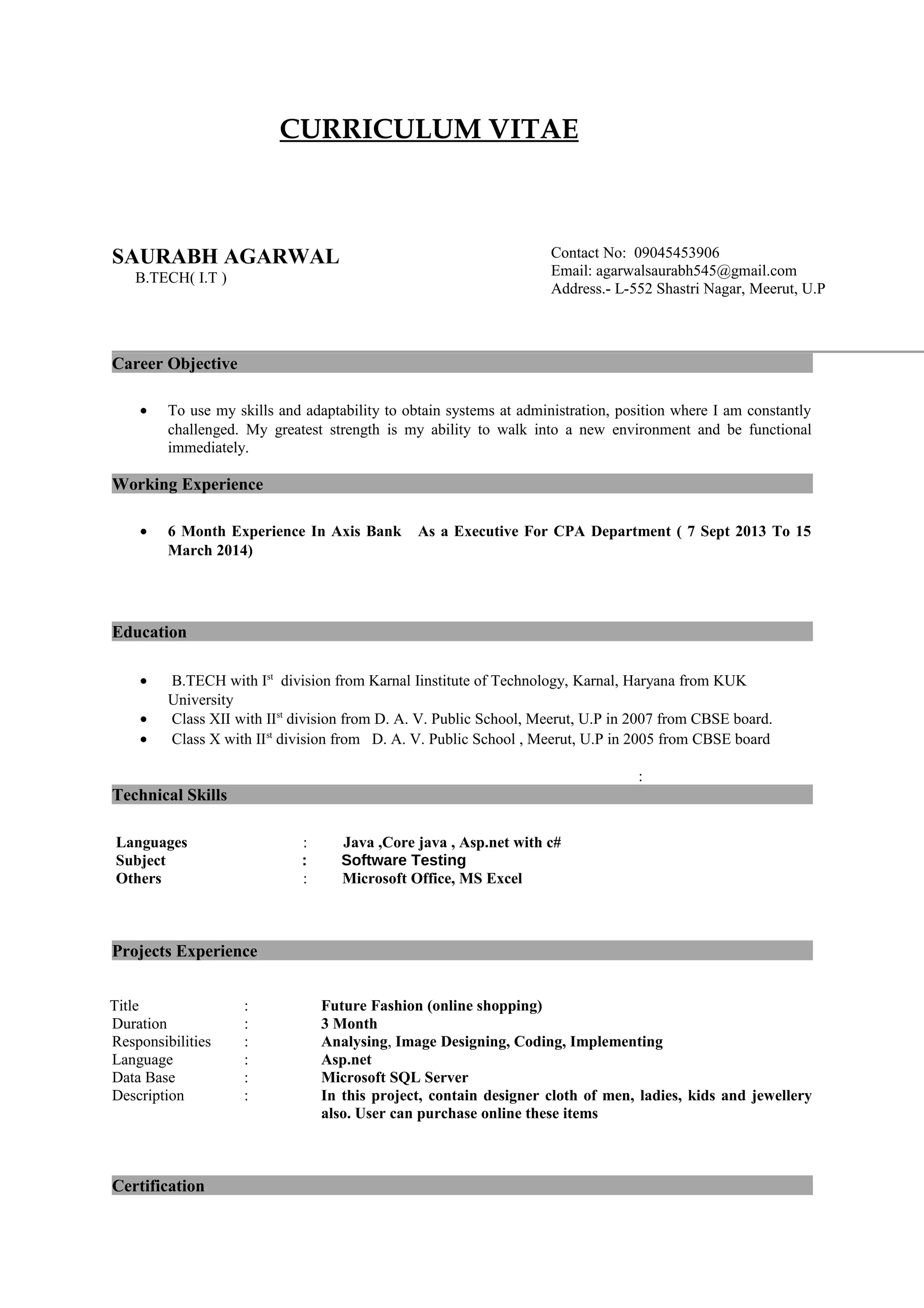 saurabh_resume | DOC